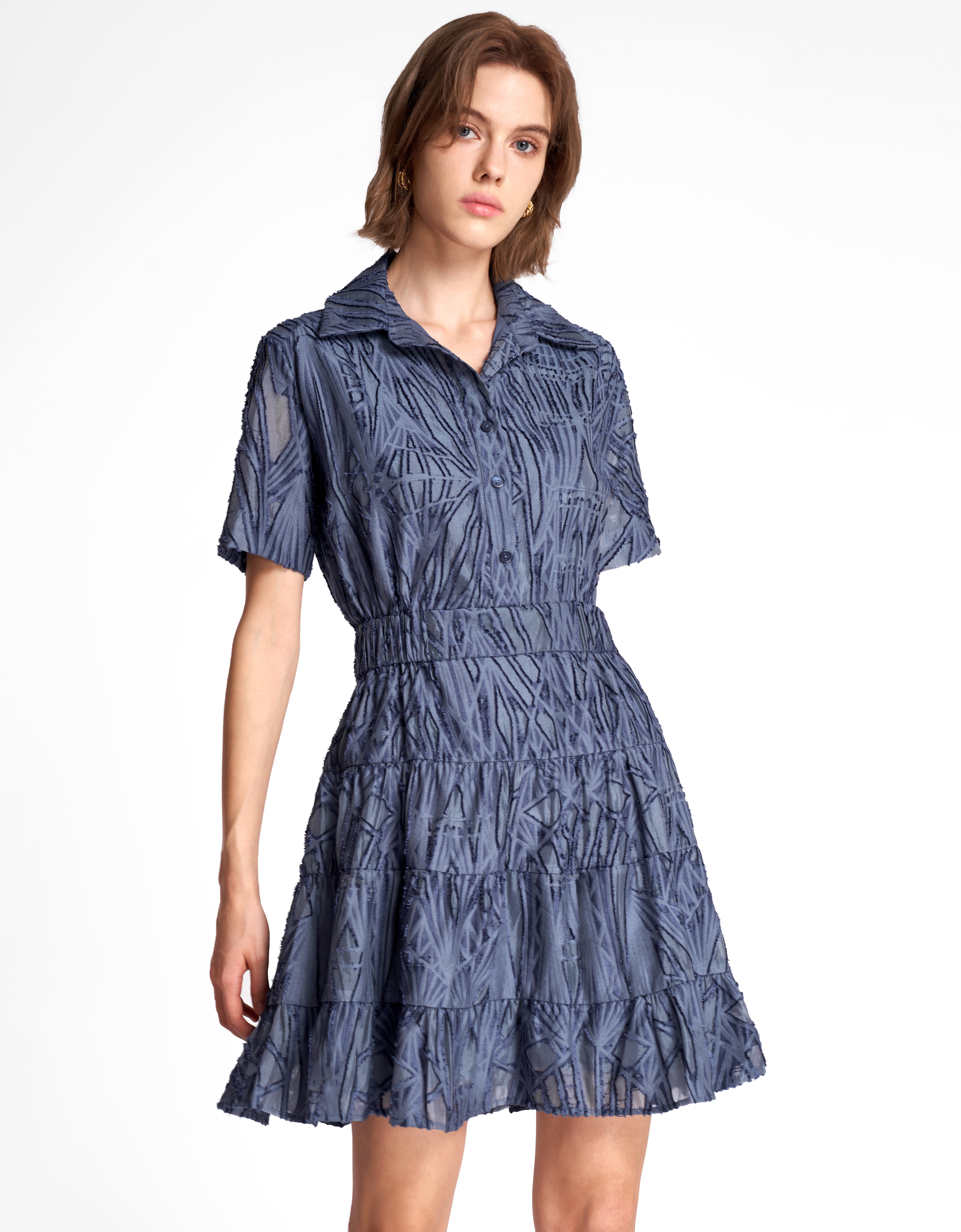 Ruffle Tiered Short Dress – SaturdayClub Malaysia